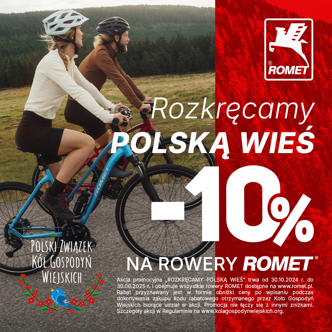 Polski Związek Kół Gospodyń Wiejskich wraz z firmą ROMET rozkręcają ...